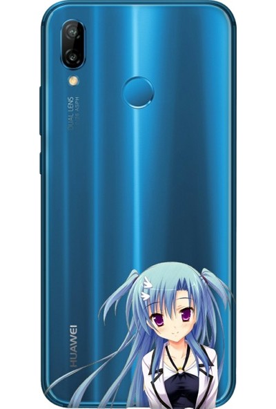Cekuonline Huawei P20 Lite Uyumlu Kılıf Baskılı Desenli Silikon - Mavi Anime Kız Cekuonline Huawei P20 Lite Uyumlu Kılıf Baskılı Desenli Silikon - Mavi Anime Kız