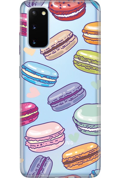 Cekuonline Samsung Galaxy S20 Fe Uyumlu Kılıf Baskılı Desenli Silikon - Macaron Cekuonline Samsung Galaxy S20 Fe Uyumlu Kılıf Baskılı Desenli Silikon - Macaron