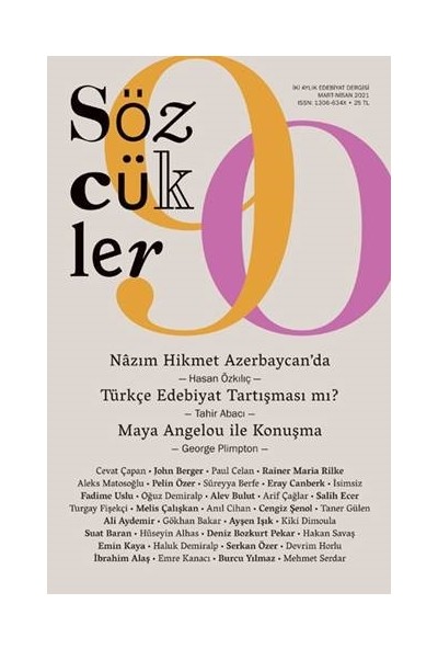 Sözcükler Dergisi 90. Sayı (Mart-Nisan 2021) Sözcükler Dergisi 90. Sayı (Mart-Nisan 2021)