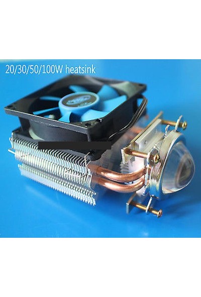 Profisher 20W-100W LED Için Isı Emici Alüminyum Fanlı Hibrit Radyatör Soğutucu 60-80° Lensli Set Profisher 20W-100W LED Için Isı Emici Alüminyum Fanlı Hibrit Radyatör Soğutucu 60-80° Lensli Set