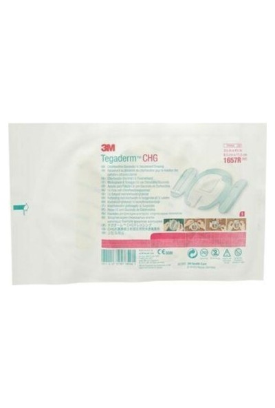 3m Tegaderm 1657R Chg Şeffaf Film Örtü Jelli 8,5 cm x 11,5 cm
