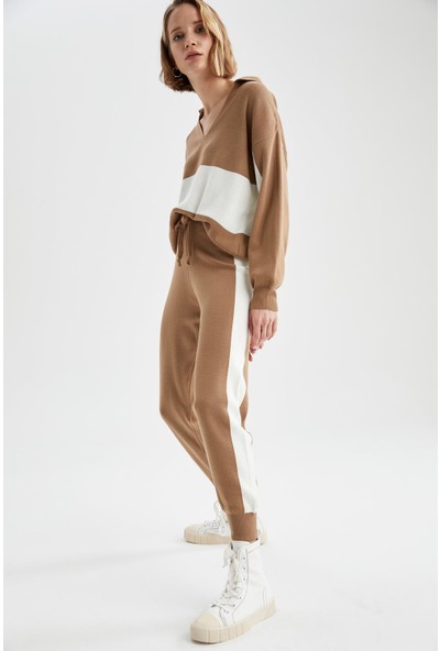 Defacto Beli Bağcıklı Jogger Eşofman Altı T9804AZ21SP