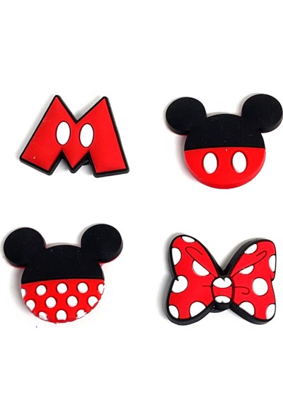 Crocs Terlik Süsü & Renkli Aksesuar4'lü Paket Jibbitz