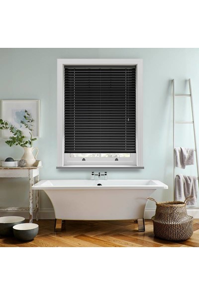 Techstor Alüminyum Jaluzi Siyah Renk 50MM