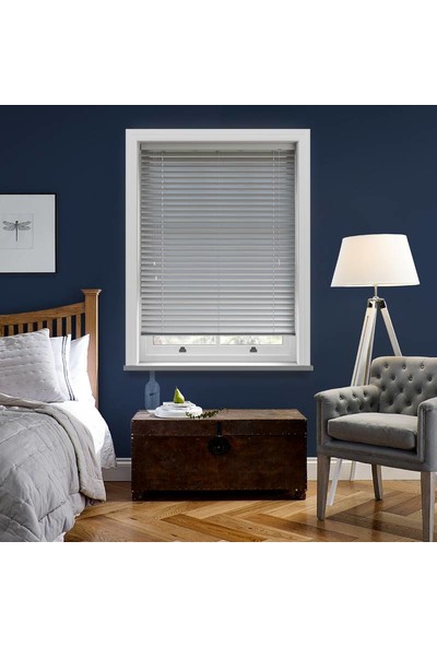 Techstor Alüminyum Jaluzi Gümüş Gri Renk 50MM