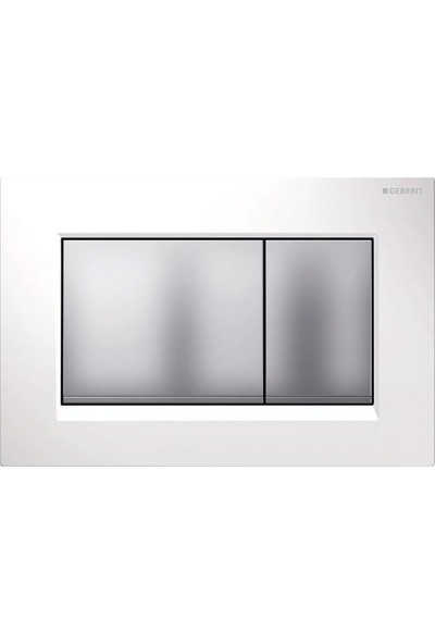 Geberit SIGMA30 Kumanda Paneli, Çift Basmalı, Beyaz/mat/mat - 115.883.KL.1 Geberit SIGMA30 Kumanda Paneli, Çift Basmalı, Beyaz/mat/mat - 115.883.KL.1
