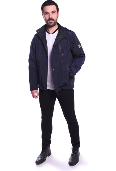 Morwagon Erkek Lacivert Yağmurluk Su Geçirmez Yazlık Mont Morwagon Erkek Lacivert Yağmurluk Su Geçirmez Yazlık Mont