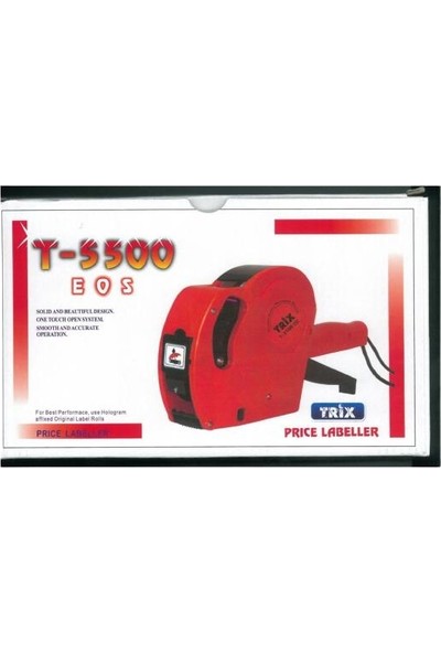 Trix T-5500 Eos Etiket Makinesi Tekli Trix T-5500 Eos Etiket Makinesi Tekli