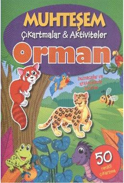 Parıltı Yayınları Muhteşem Çıkartmalar Aktiviteler Orman