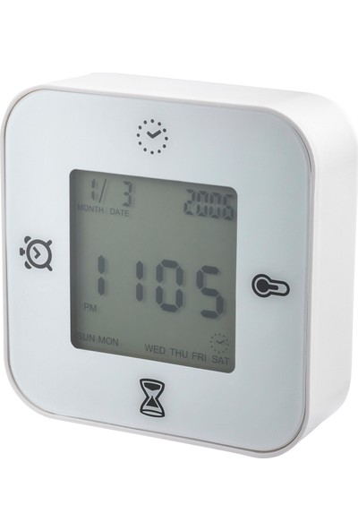 Ikea Klockis Alarmlı Masa Üstü Saat 4'ü Bir Arada