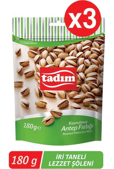 Tadım Antep Fıstığı 180 gr x 3'lü Tadım Antep Fıstığı 180 gr x 3'lü