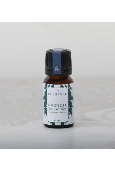 De L’ossence De L'ossence Limon Otu Uçucu Yağı 10 ml - Kese De L’ossence De L'ossence Limon Otu Uçucu Yağı 10 ml - Kese