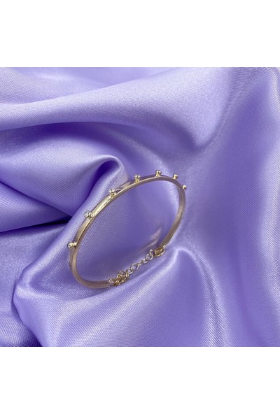 Amon Jewelry 925 Ayar Gümüş Taşlı Nancy Bileklik