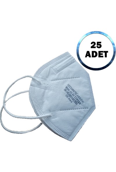 Securex Mask Ffp2 N95 Maske 25 Adet + 125 ml Dezenfektan Jel Securex Mask Ffp2 N95 Maske 25 Adet + 125 ml Dezenfektan Jel