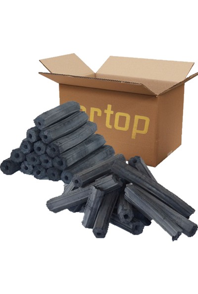 Artop Briket Mangal Kömürü 10 kg Özel Kutu Artop Briket Mangal Kömürü 10 kg Özel Kutu