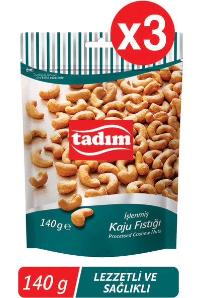 Tadım Kaju 140 gr x 3'lü