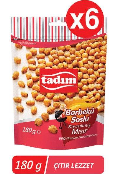 Tadım Barbekü Soslu Mısır 180 gr 6'lı