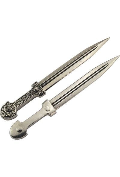 Anahtarlık Sepeti Kafkas Kama Nikel Kaplama Mektup Açacağı