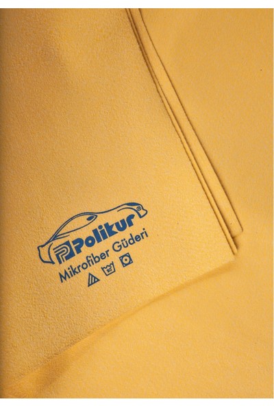 Polikur Mikrofiber 3219 Güderi Oto Kurulama Bezi Hardal 50 x 70 cm