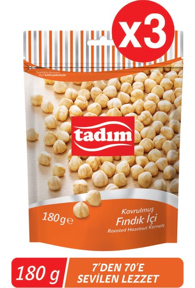 Tadım Fındık Içi 180 gr x 3'lü