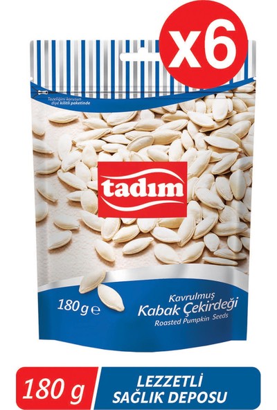 Tadım Kabak Çekirdeği 180 gr x 6'lı