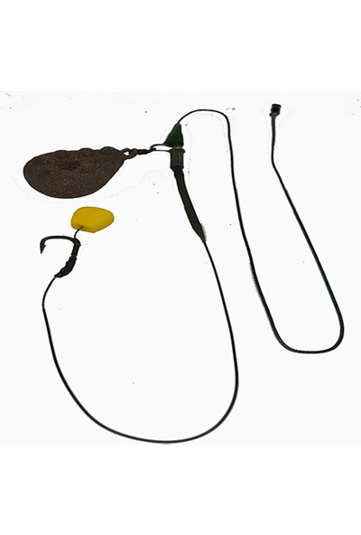 Sazan Rig 75 gr Kaplama Kurşunlu Yüzen Tek Sarı Mısırlı Kaplama Ipli Sazan Takımı Sazan Rig 75 gr Kaplama Kurşunlu Yüzen Tek Sarı Mısırlı Kaplama Ipli Sazan Takımı