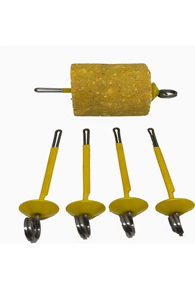 Sazan Rig Paslanmaz Küspe Aparatı (5’li Paket)