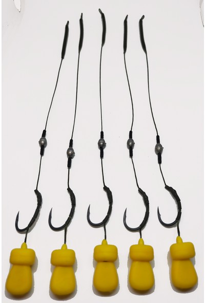 Sazan Rig Yüzen Çift Mısırlı Kardan Adam Montaj Hazır Sazan Rig Takımı ( 5' Li Set) Sazan Rig Yüzen Çift Mısırlı Kardan Adam Montaj Hazır Sazan Rig Takımı ( 5' Li Set)