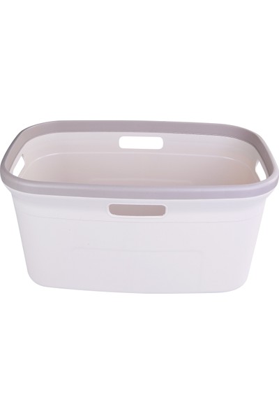 Sarah Anderson Modern Kahve Bej Çamaşır Sepeti