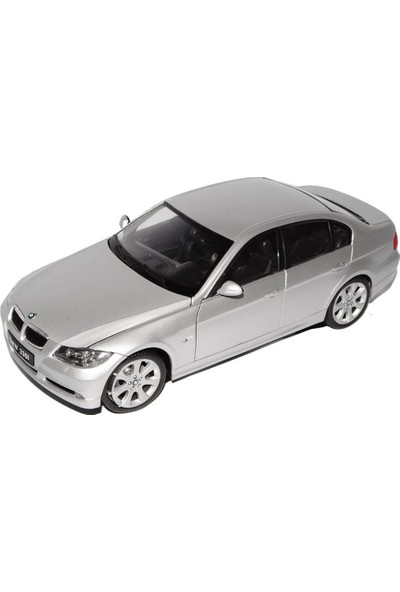 Welly Bmw 330I Gri 1:24 Model Araba