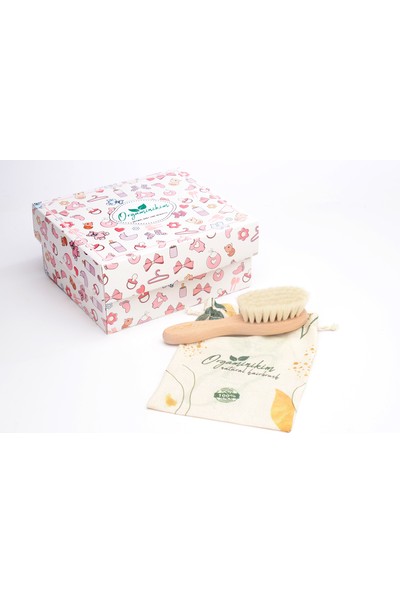 Orgaminikim %100 Doğal Keçi Kılı Bebek Tarağı Orgaminikim %100 Doğal Keçi Kılı Bebek Tarağı