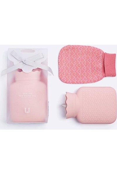 Yukka Pembe 340 ml Patlamaya Dayanıklı Sızdırmaz Sıcak Su Torbası Yukka Pembe 340 ml Patlamaya Dayanıklı Sızdırmaz Sıcak Su Torbası