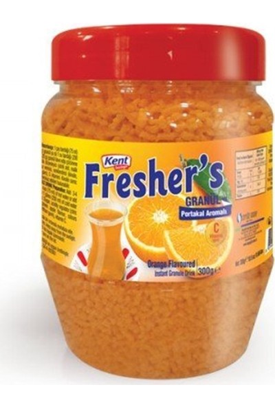 Kent Boringer Freshers Portakal Aromalı Granül Içecek 300 gr Kent Boringer Freshers Portakal Aromalı Granül Içecek 300 gr