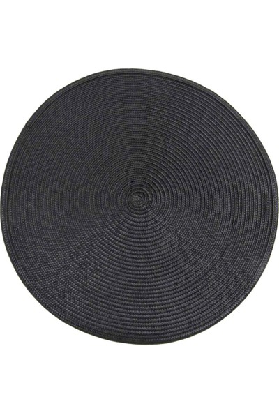 Arow Siyah Yuvarlak 6'lı Amerikan Servis