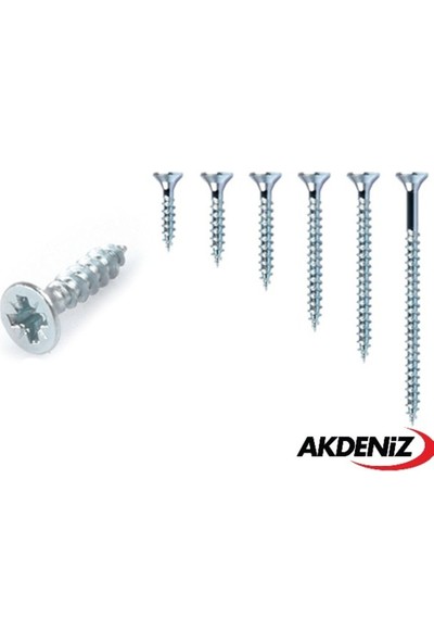 Mutlu Nalbur Akdeniz Sunta Vidası 4.0X45 Çinko 500 Adet Mutlu Nalbur Akdeniz Sunta Vidası 4.0X45 Çinko 500 Adet