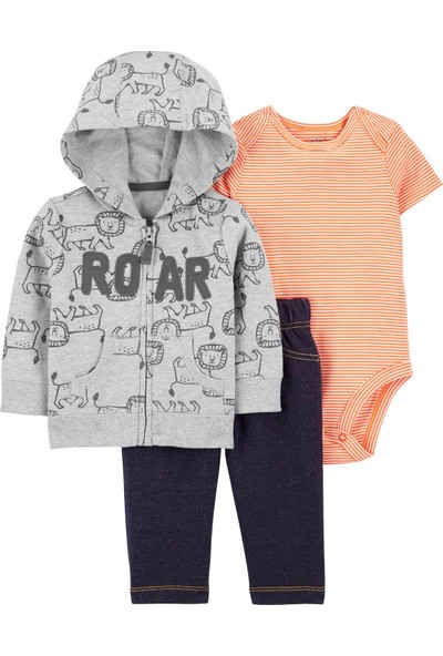 Carter's Carters Erkek Bebek 3'lü Set - Cs 1J080110 Carter's Carters Erkek Bebek 3'lü Set - Cs 1J080110