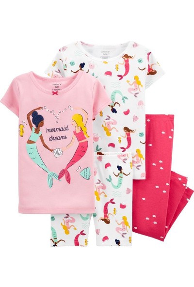 Carter's Carters Kız Bebek 4'lü Pijama 1K553010 Carter's Carters Kız Bebek 4'lü Pijama 1K553010