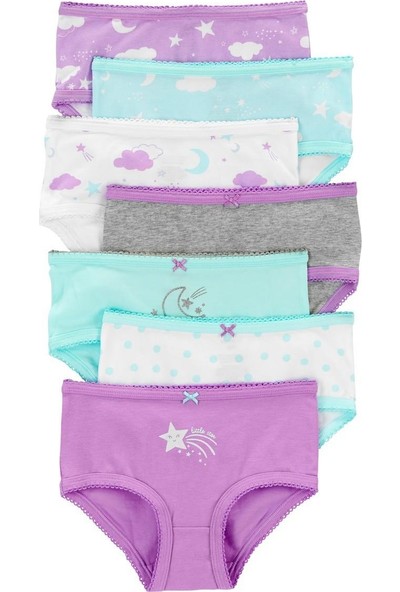 Carter's Carters Kız Çocuk 7'li Külot 3K589610