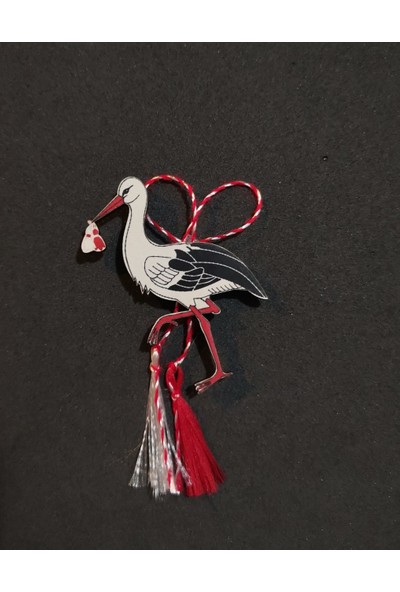 Marteniçka Ahşap Leylek Magnet Marteniçka Ahşap Leylek Magnet