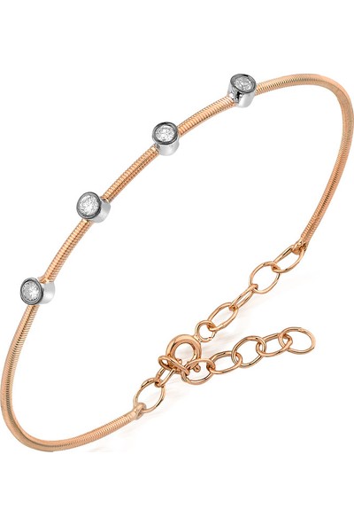 Emel Pırlanta 0.17 Ct. Pırlanta Kelepçe Bileklik Emel Pırlanta 0.17 Ct. Pırlanta Kelepçe Bileklik