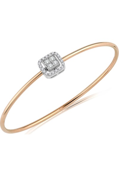 Emel Pırlanta 0.38 Ct. Pırlanta Kelepçe Bileklik