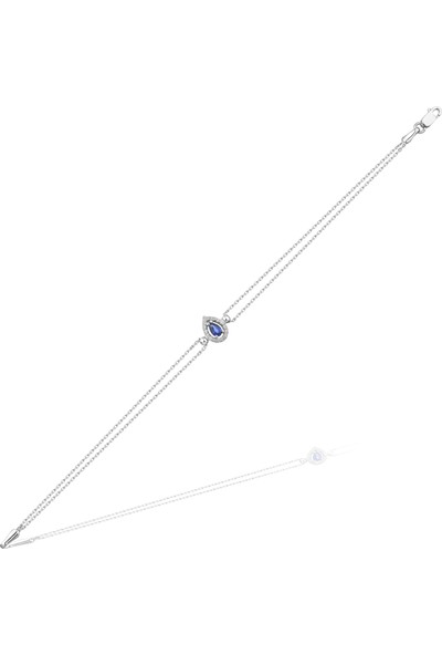 Emel Pırlanta 0.64 Ct. Pırlanta Safir Bileklik