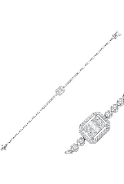 Emel Pırlanta 0.71 Ct. Pırlanta Baget Bileklik Emel Pırlanta 0.71 Ct. Pırlanta Baget Bileklik