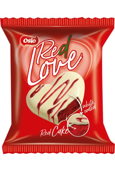 Oslo Redlove Dolgulu Kek 60 gr x 48'li