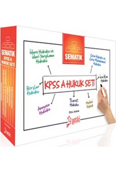Yetki Yayınları Şematik KPSS A Hukuk Seti