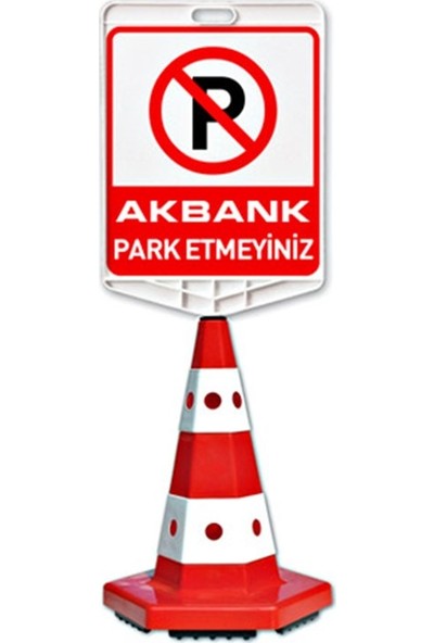 İleri Trafik Akbank Park Etmeyiniz Logo Çift Taraf Baskı Kedi Gözlü Ağırlıklı Koni Seti Trafik Dubası İleri Trafik Akbank Park Etmeyiniz Logo Çift Taraf Baskı Kedi Gözlü Ağırlıklı Koni Seti Trafik Dubası
