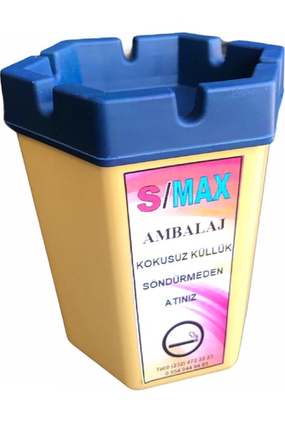 Smax Taraftar Dumansız Kokusuz Küllük Altıgen