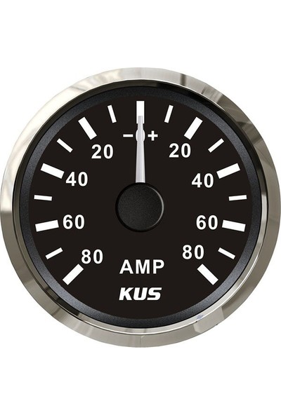 Kus Ampermetre Ø52MM 12/24V Şönt Dahildir