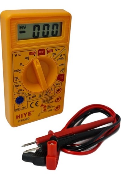 Gesi Hıye DT-830D Dijital Multimetre Ölçü Aleti Gesi Hıye DT-830D Dijital Multimetre Ölçü Aleti