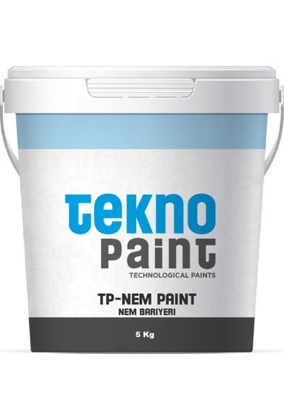 Tekno Paint Tp-Nem Paint Nem, Küf ve Rutubet Boyası 5 kg Beyaz Tekno Paint Tp-Nem Paint Nem, Küf ve Rutubet Boyası 5 kg Beyaz